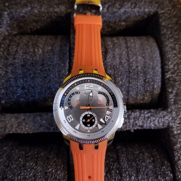 Swatch | Accessories | Swatch 4 Jewel Watch Orange Band | Poshmark